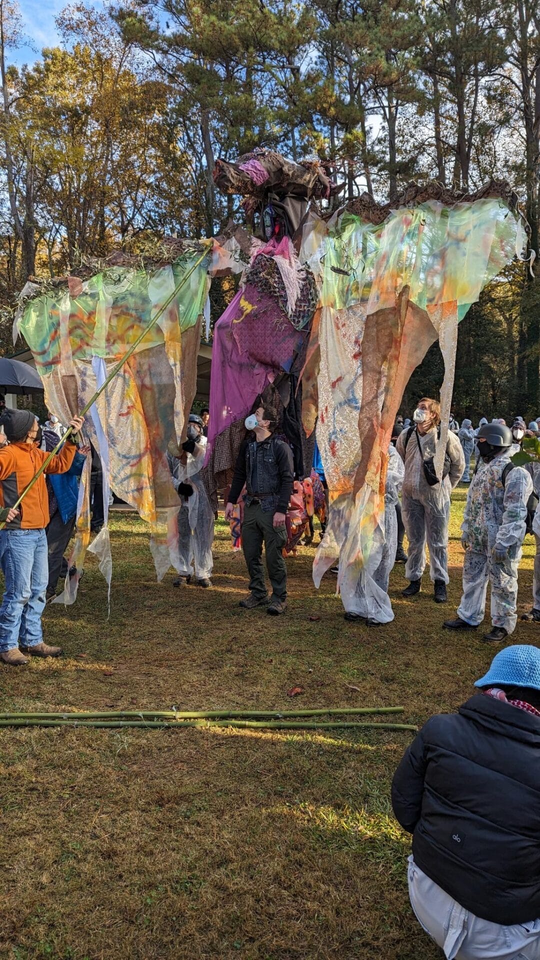 "Block Cop City" mass nonviolent direct action takes place in Atlanta ...